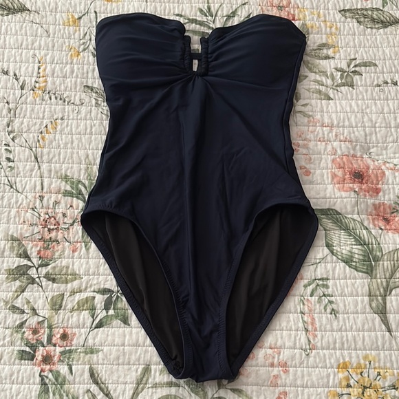 J. Crew | Swim | J Crew Womens Navy One Piece Swimsuit | Poshmark